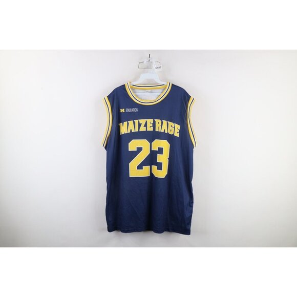 Vintage | Shirts | Vintage Mens Large Maize Rage University Of Michigan ...